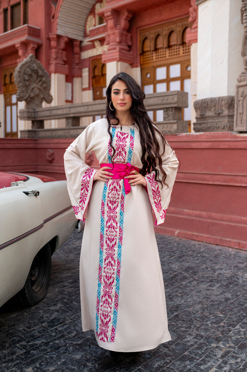 Bakhour Maryam Hand-stitched Thobe – Almazyona